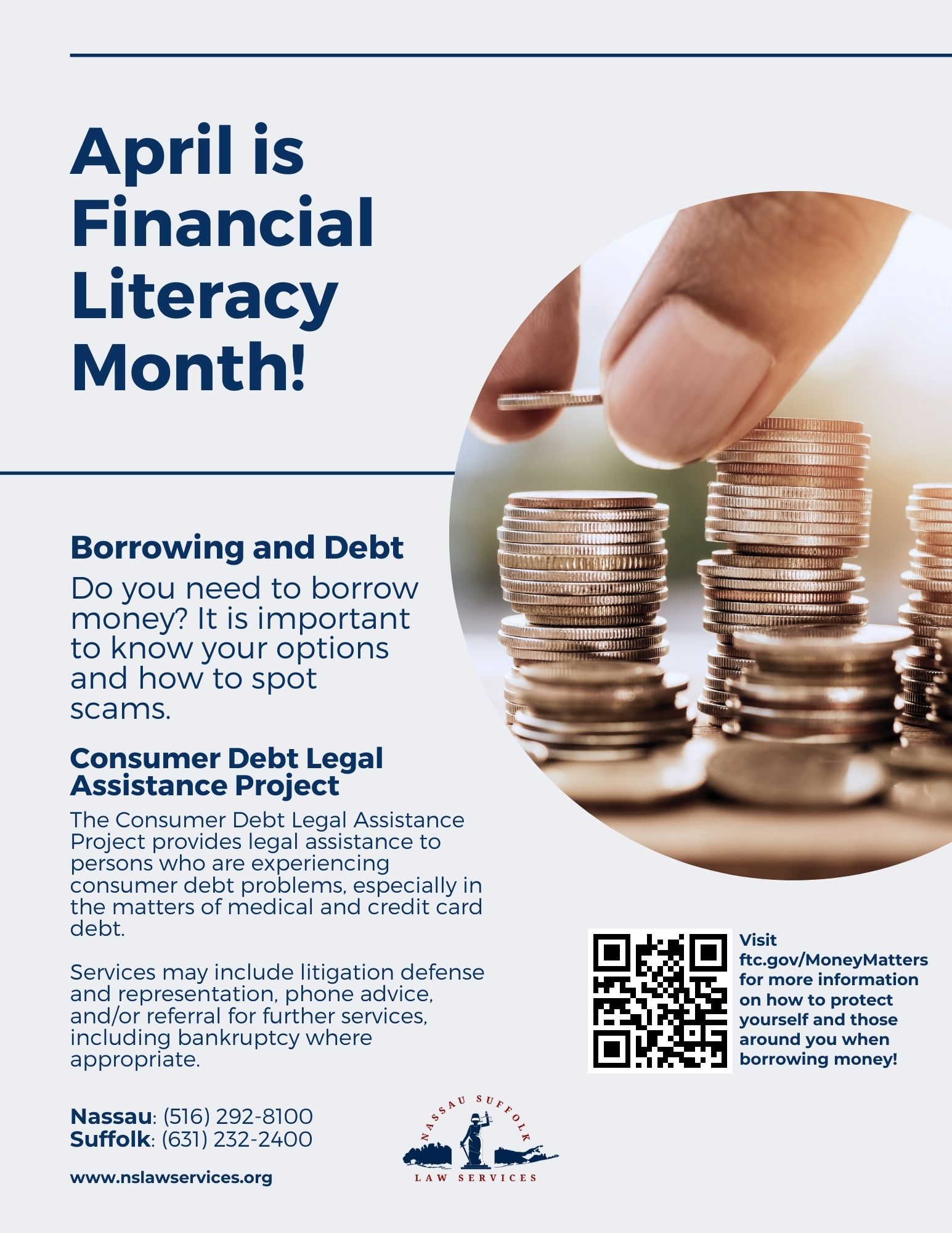 Financial Literacy Month Borrowing And Debt Legal Services Of Long