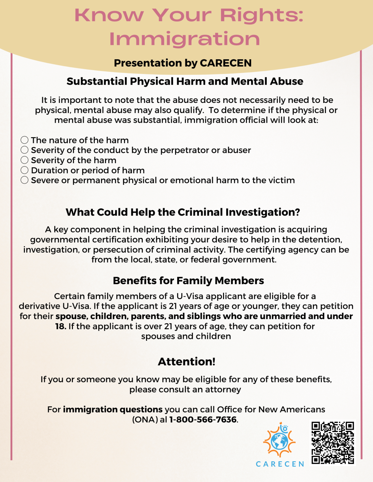 Know Your Rights: Immigration (English, Spanish, Haitian-Creole ...