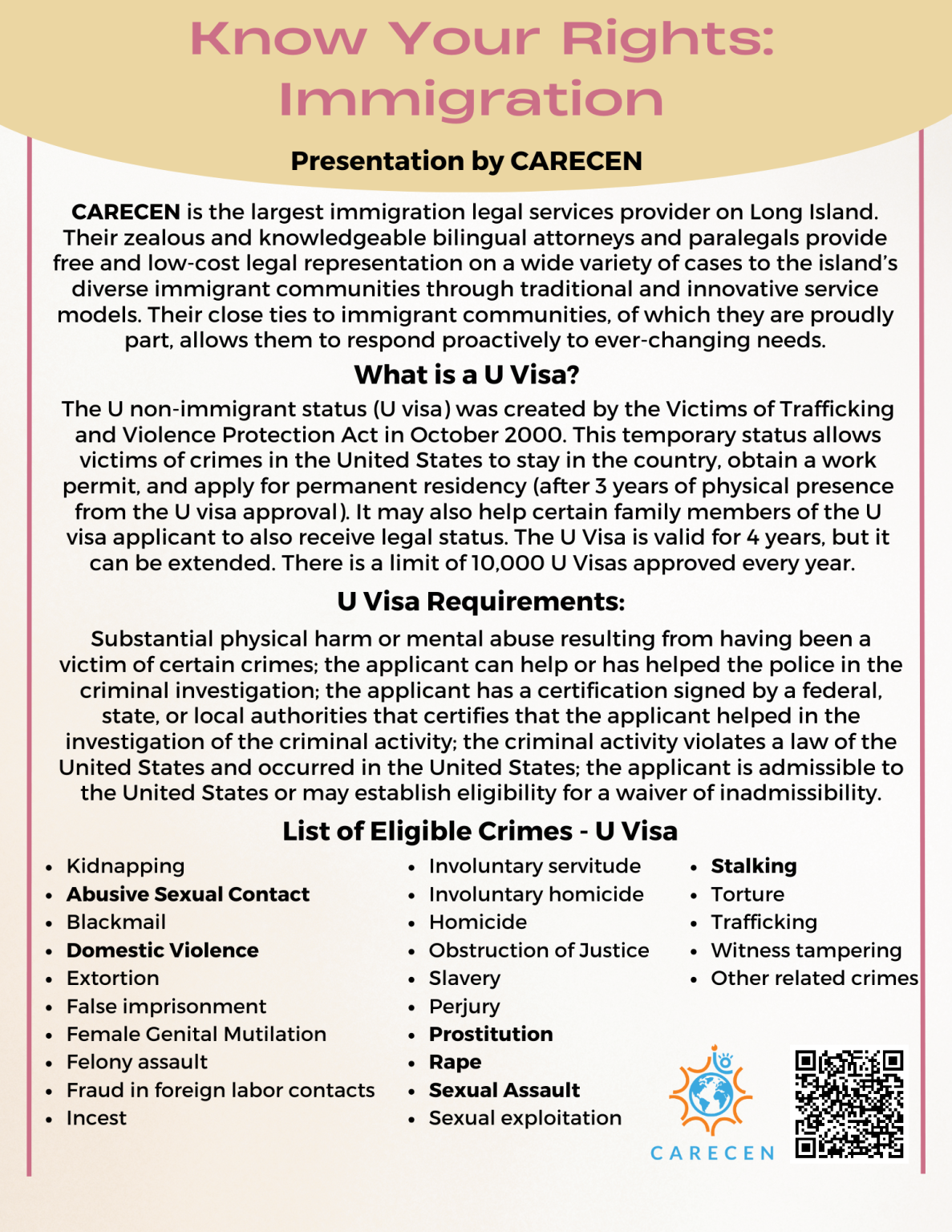 Know Your Rights: Immigration (English, Spanish, Haitian-Creole ...