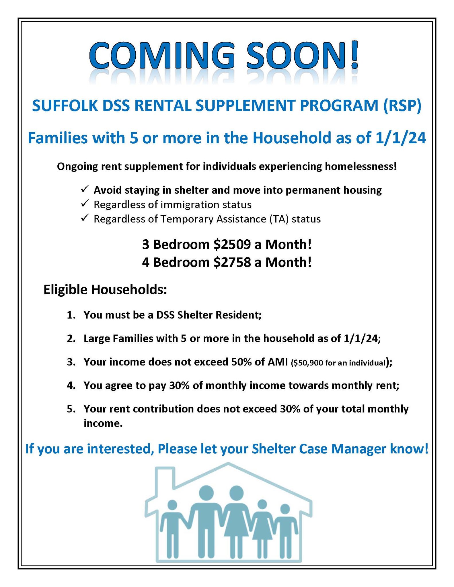 Suffolk DSS Rental Supplement Program for individuals and families ...